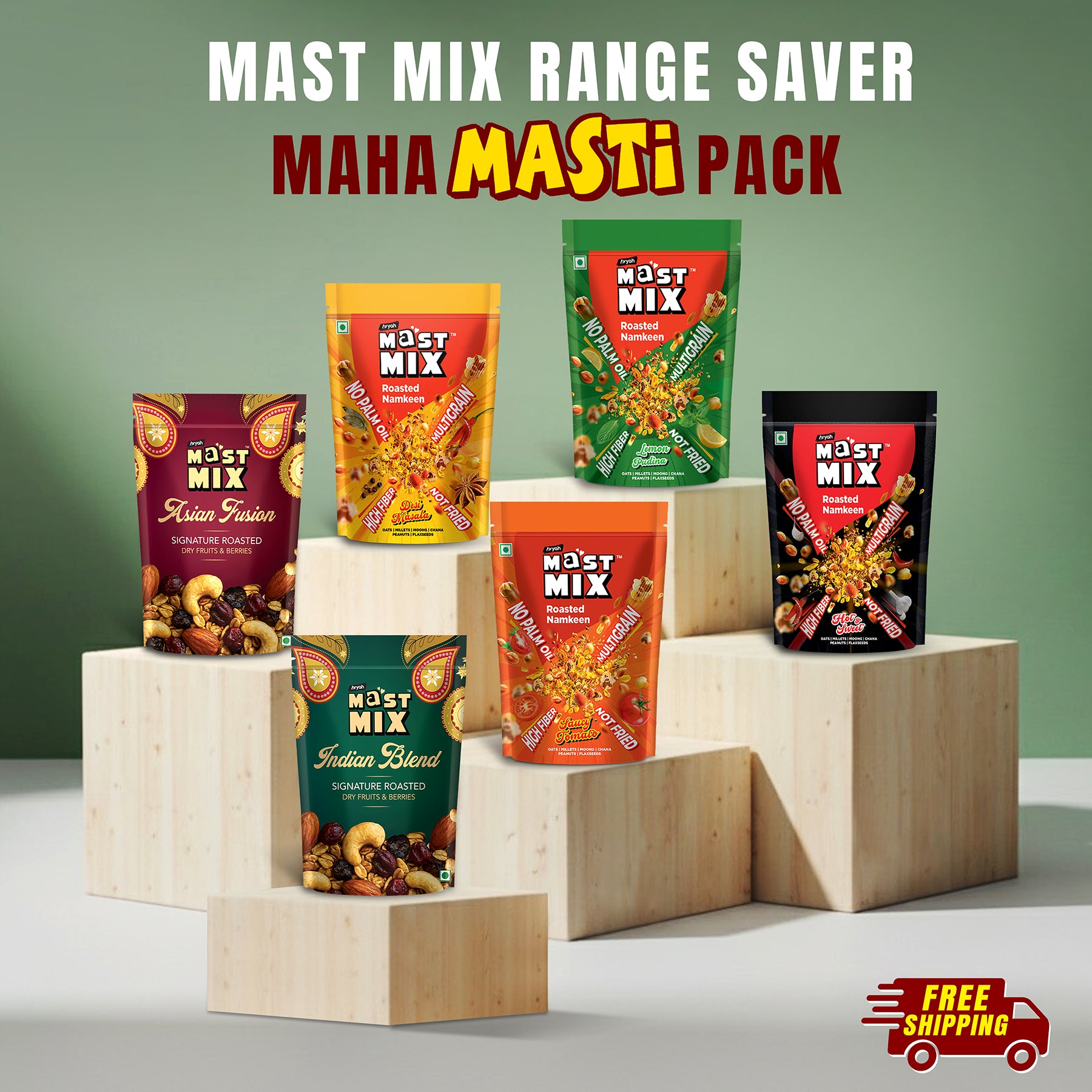 Mast Mix Range Saver - Maha Masti Pack | 6 Flavors | Free Shipping ...