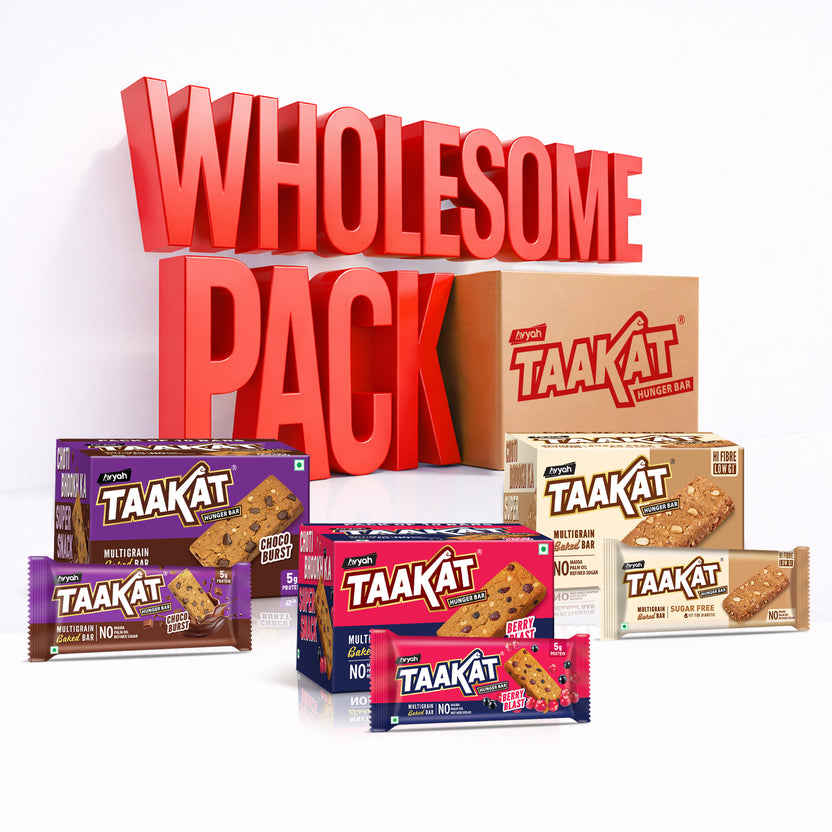 Taakat Hunger Bar - Wholesome Assorted Pack | Choco Burst X 8 Packs ...